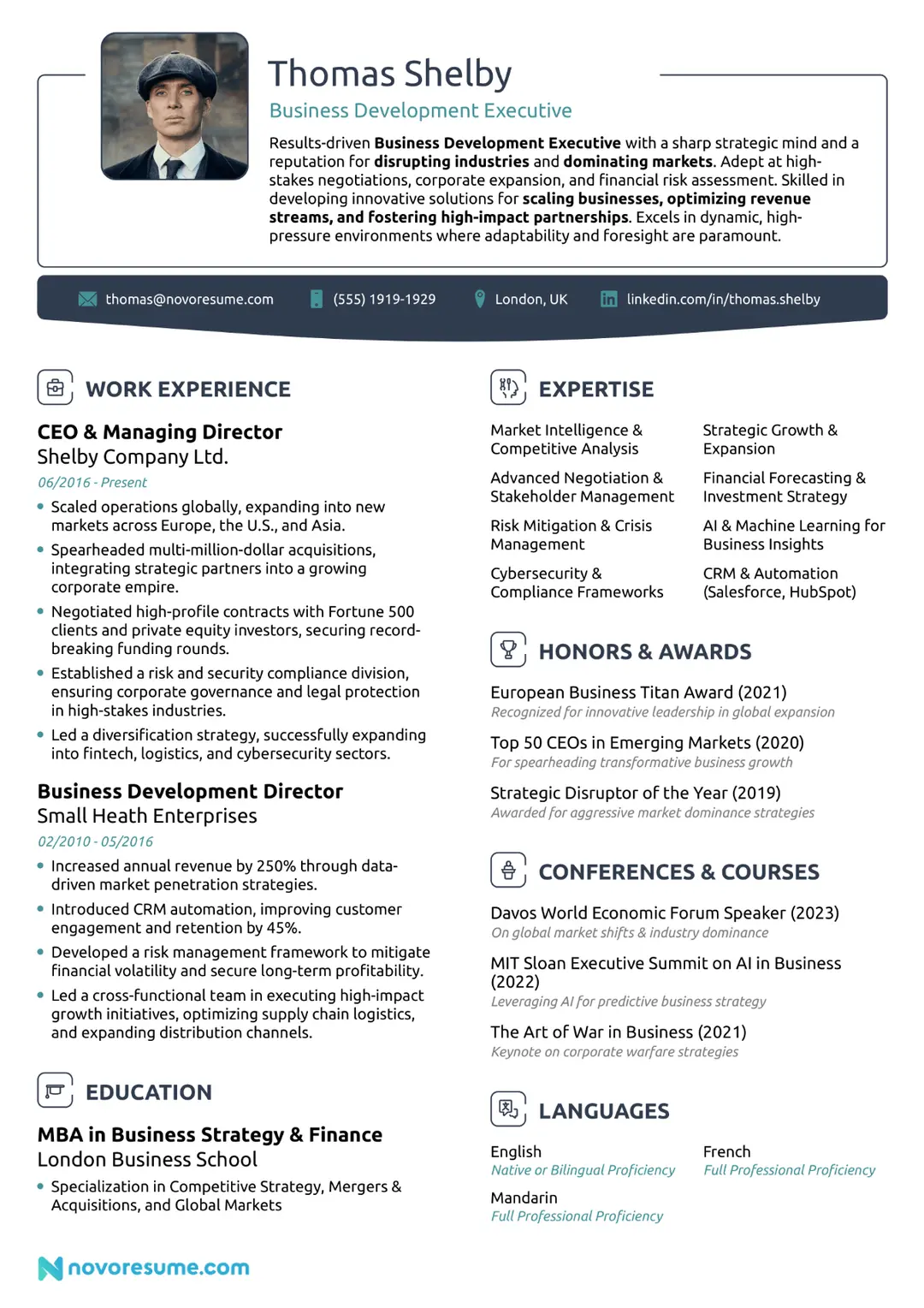 16 ATS-Friendly Resume Templates [Great for 2026] | Novoresume