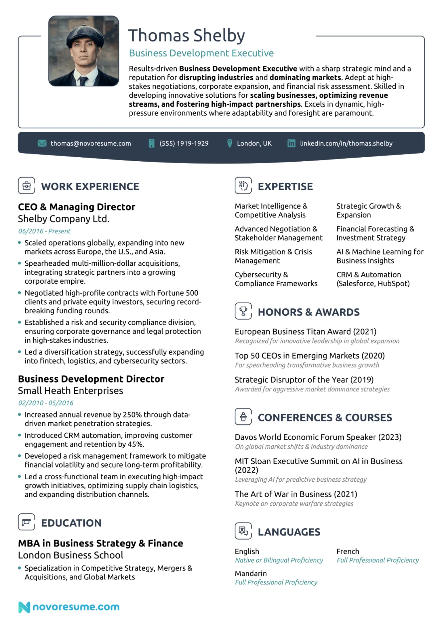 16 ATS-Friendly Resume Templates [Great for 2025] | Novoresume