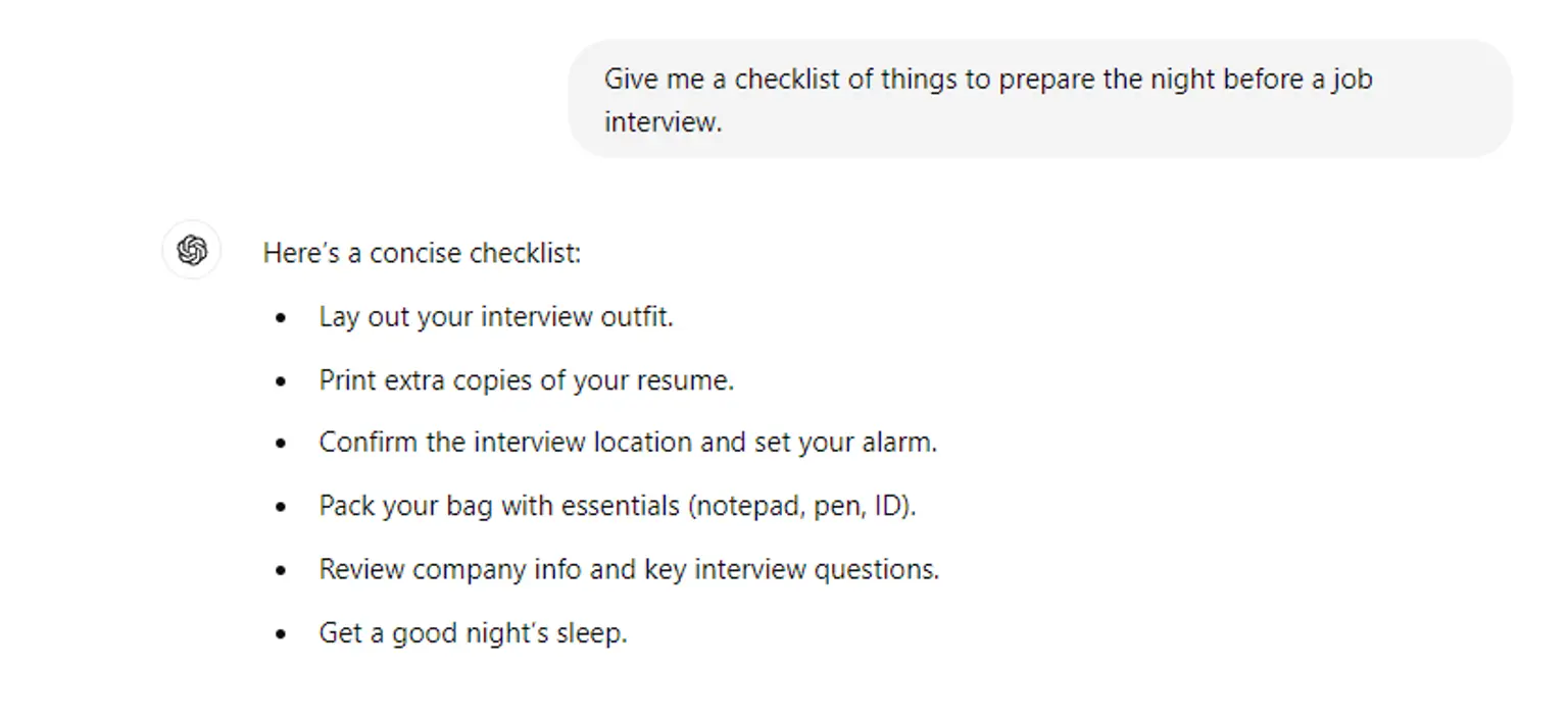 45 ChatGPT Prompts for Job Interview Prep in 2025