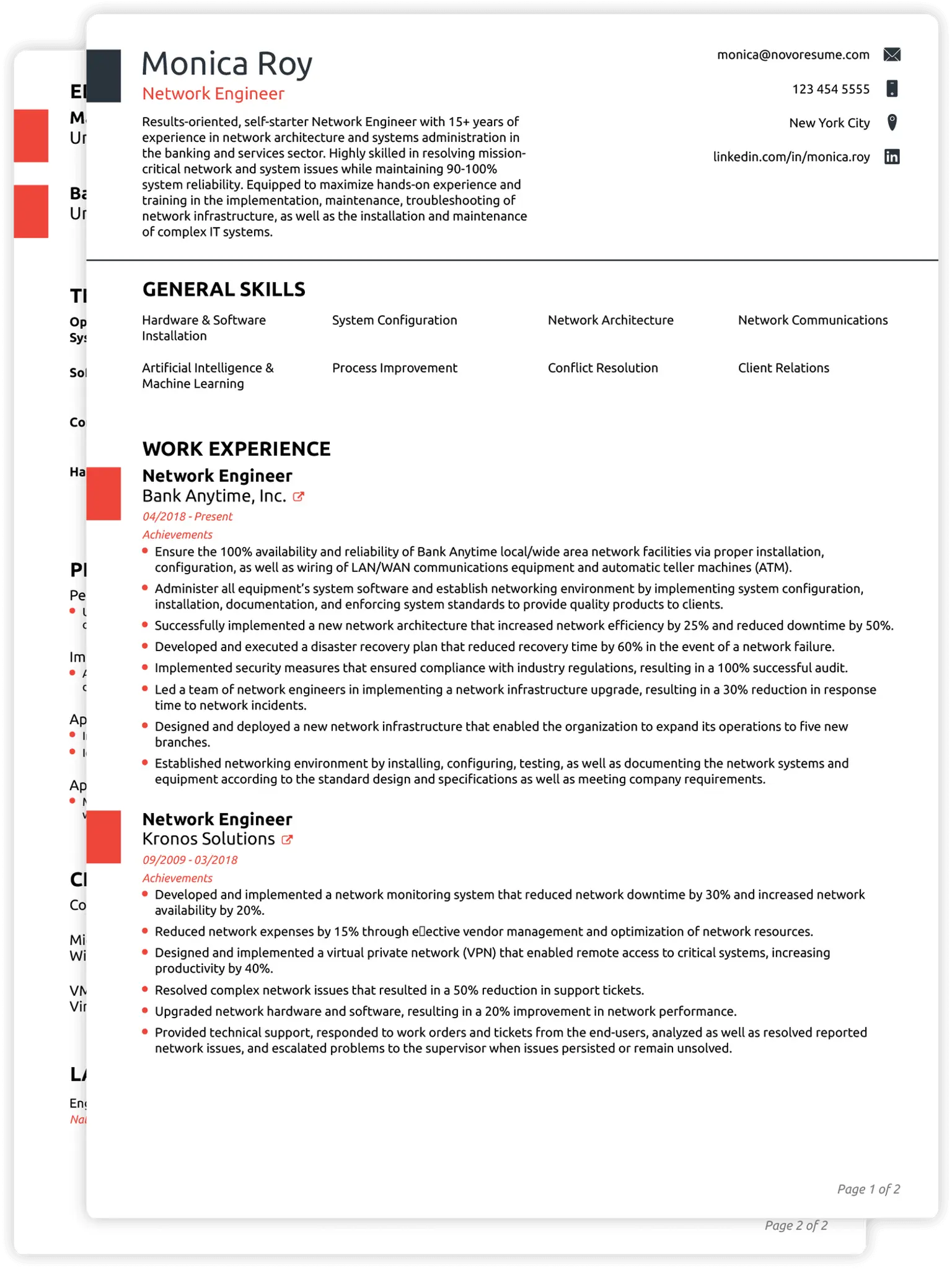 CV Examples & Guides for All Jobs [75+ Examples for 2025] | Novoresume