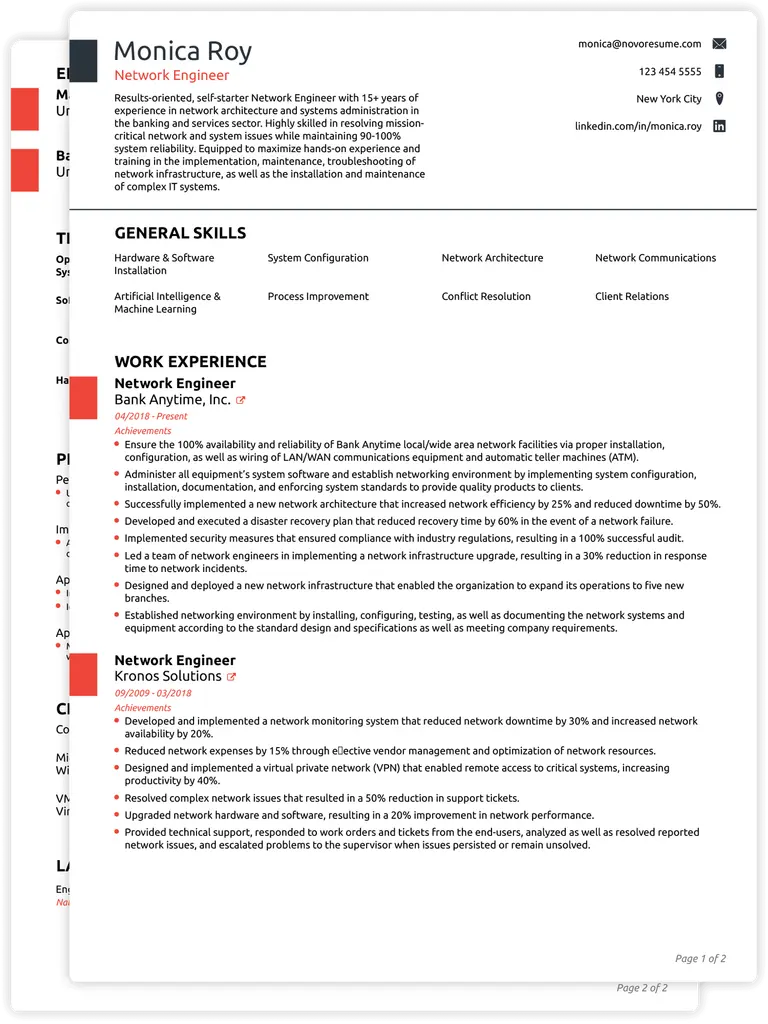 CV Examples & Guides for All Jobs [75+ Examples for 2025] | Novoresume