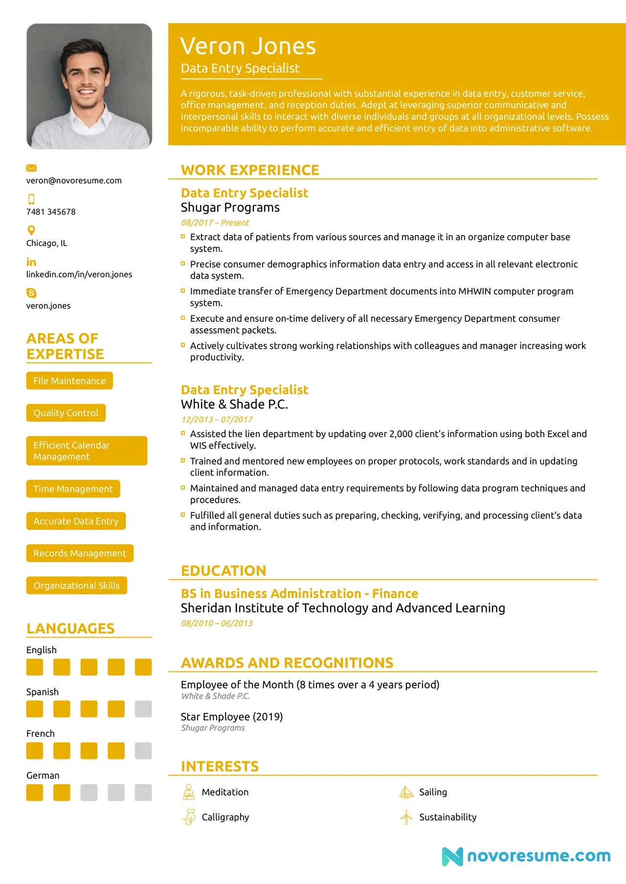 Data Entry Resume Examples & Guide for 2026