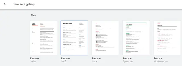 20+ Google Docs Resume Templates for 2025 [Download Now] | Novoresume