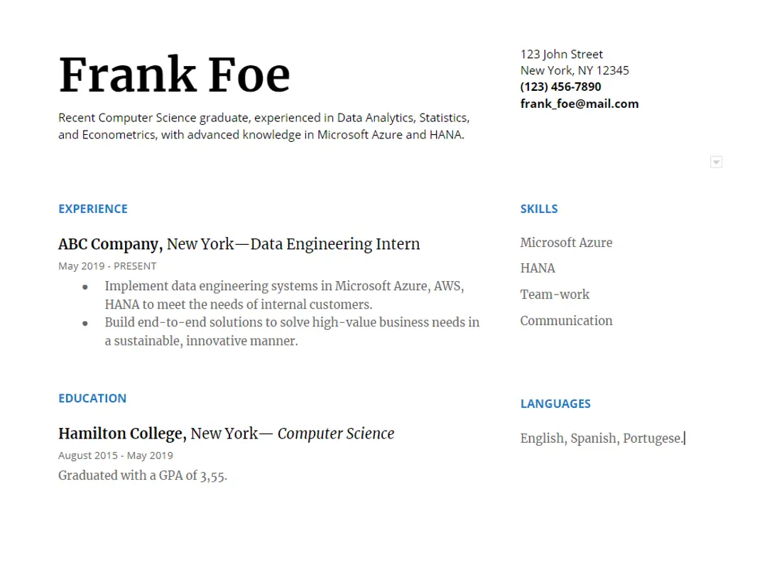 20+ Google Docs Resume Templates for 2026 [Download Now]