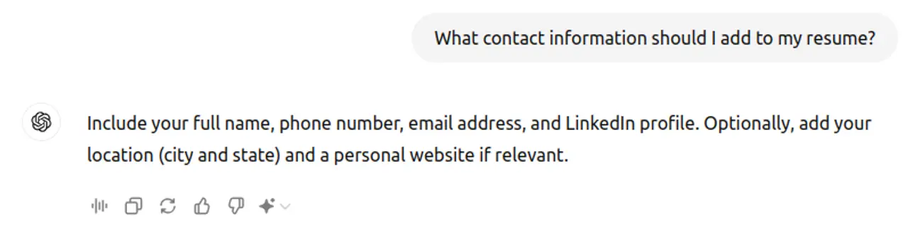 How to Make a Resume with ChatGPT [Full Guide for 2026] | Novoresume