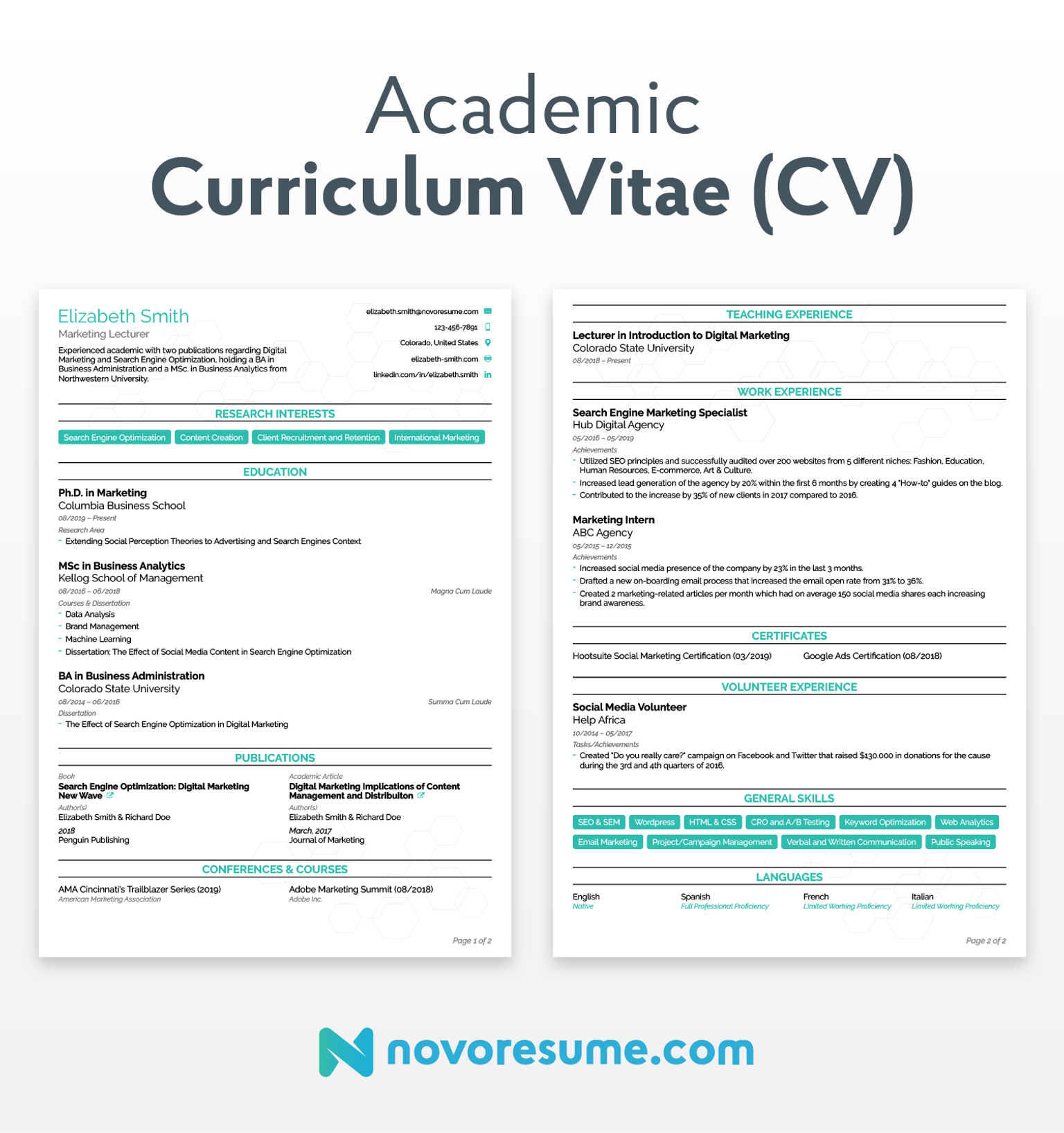 How to Write a CV That Gets You Hired [in 2025] | Novoresume