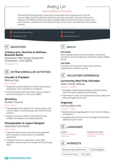 How to Write a Resume for a Part-Time Job | Guide for 2025 | Novoresume