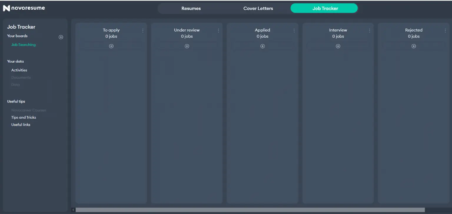 How to Organize Your Job Search | Job Tracker by Novorésumé