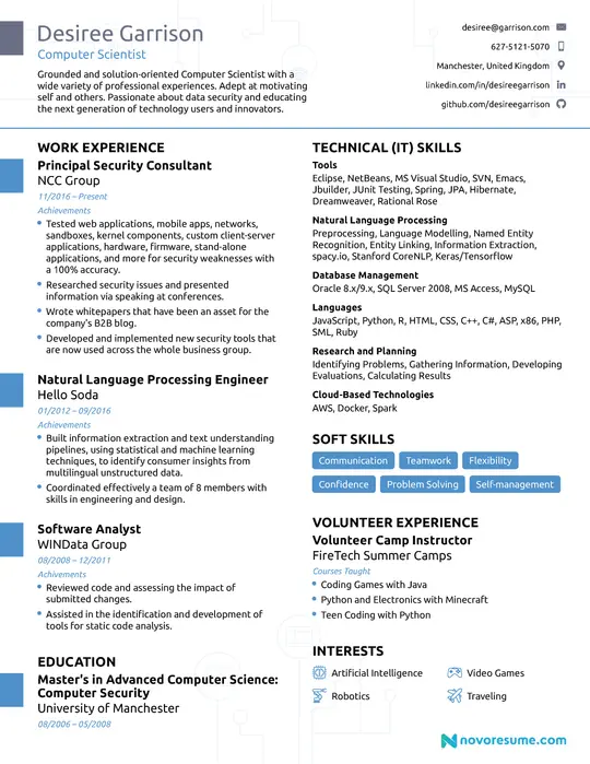 Best Resume Format in 2026 - PDF vs Word Resume | Novoresume