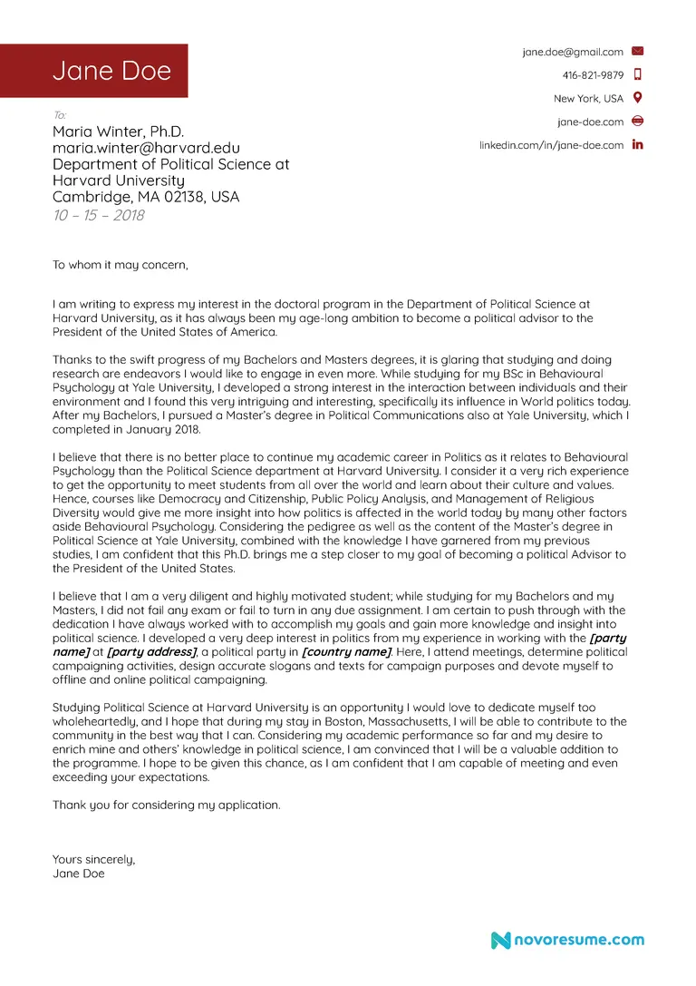 Tips for Writing a Successful Motivation Letter for Ph.D. [+Sample ...