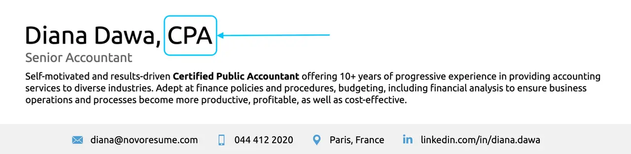 How to List Certifications on a Resume – Guide w/ Examples | Novoresume