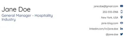 Show Contact Information on Your Resume - How-To & Examples | Novoresume