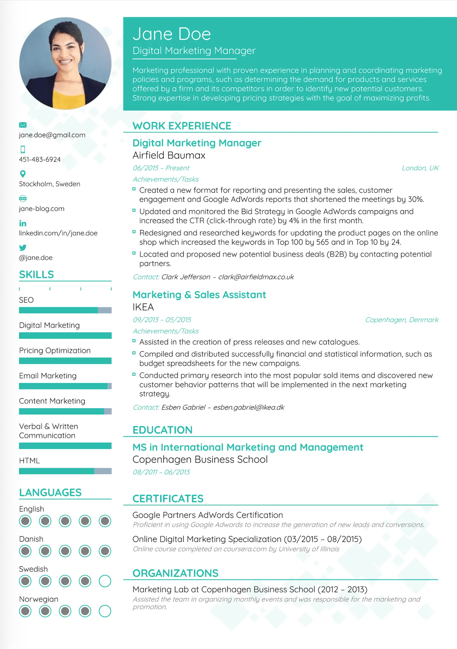 Best Resume Layout For 2026 [Free Template]