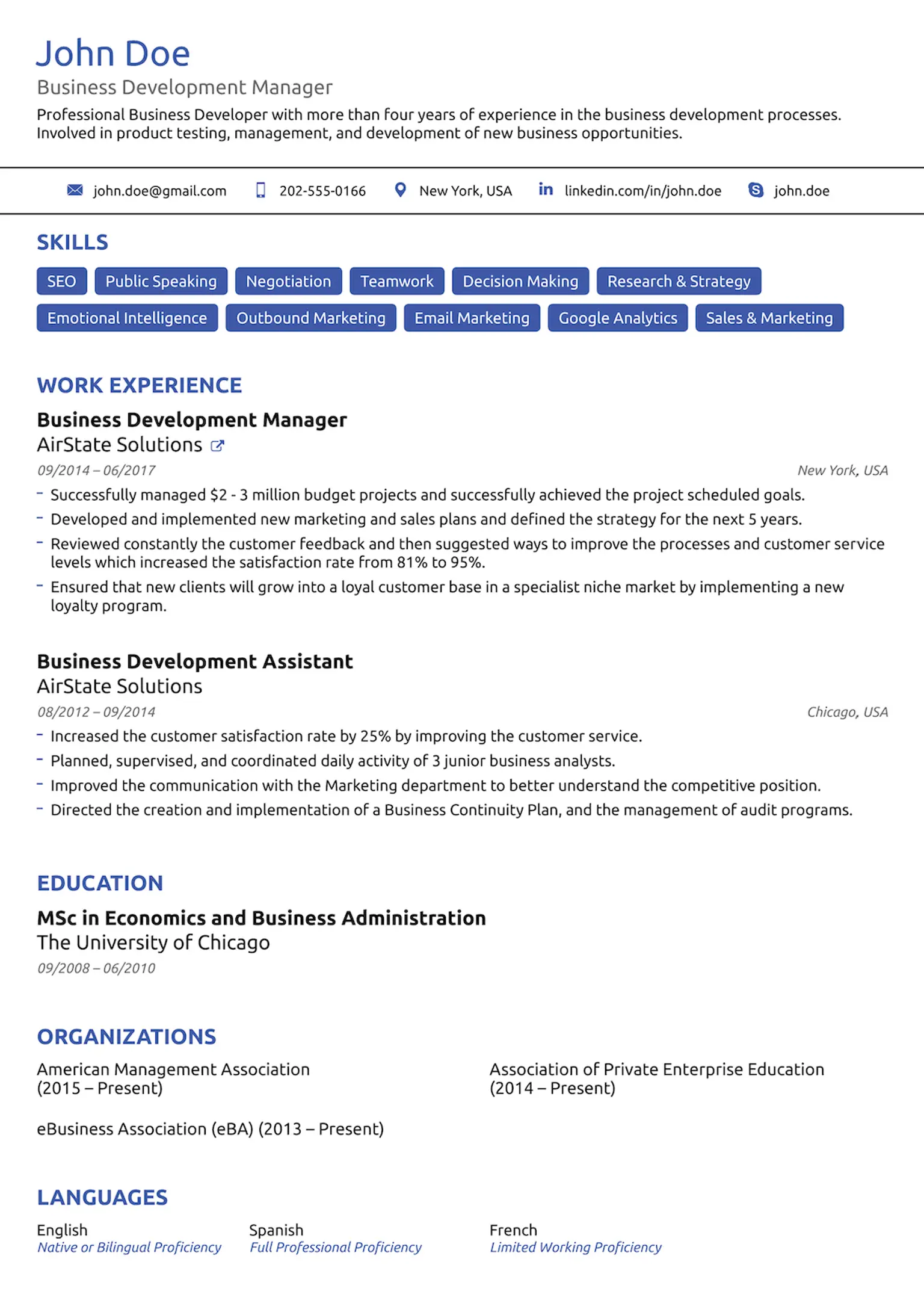 Best Resume Layout For 2026 [Free Template]