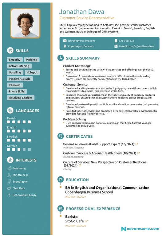 8 Steps to Write the Perfect Return to Workforce Resume | Novoresume