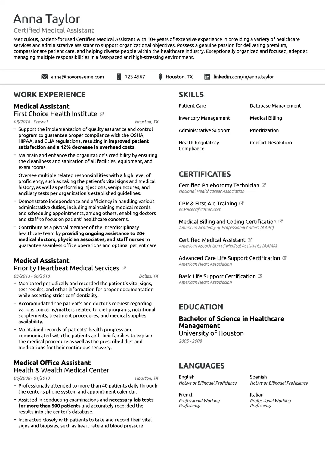 8+ Simple Resume Templates for 2026