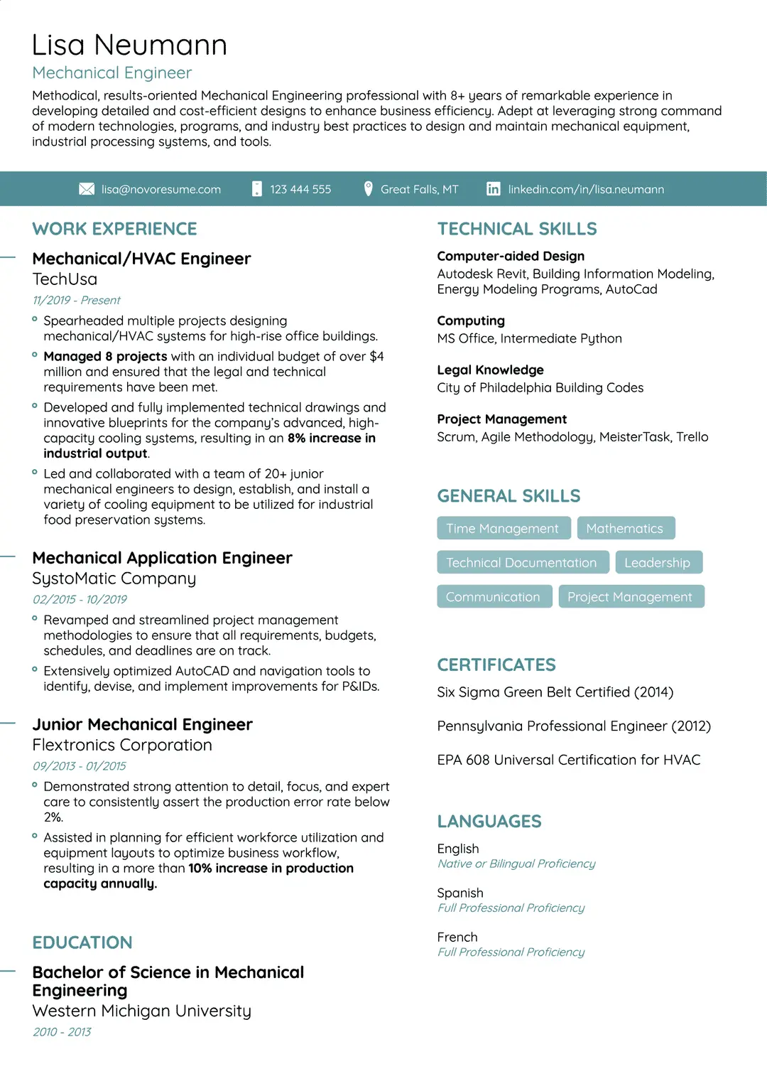 3 Best Resume Formats for 2026 [W/ 5+ Professional Templates] | Novoresume