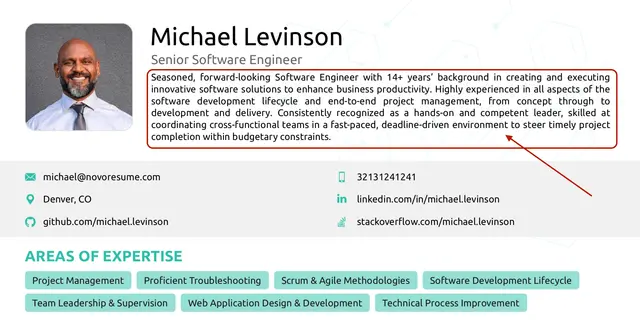 Software Engineer Resume [2025] - Example + How-to Guide | Novoresume