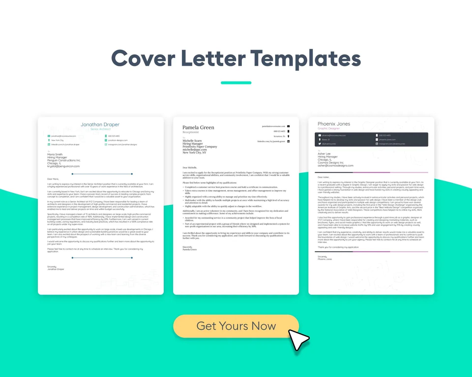 Cover Letter Substitute
