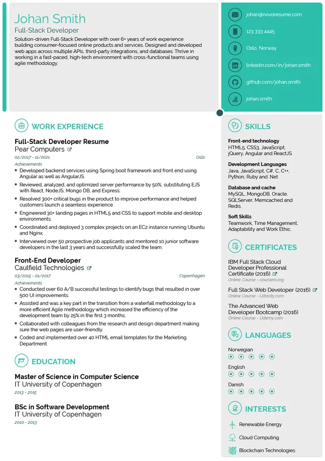UK Resume [Format, Tips & Templates for 2026]
