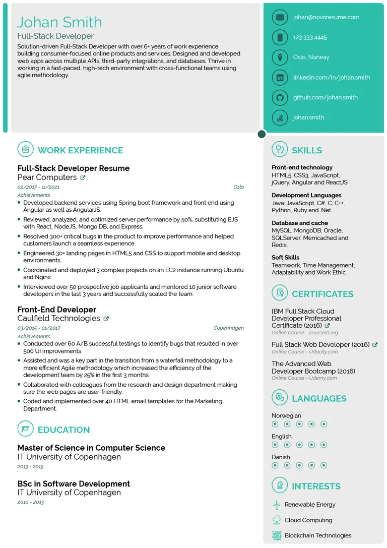 UK Resume [Format, Tips & Templates for 2026]