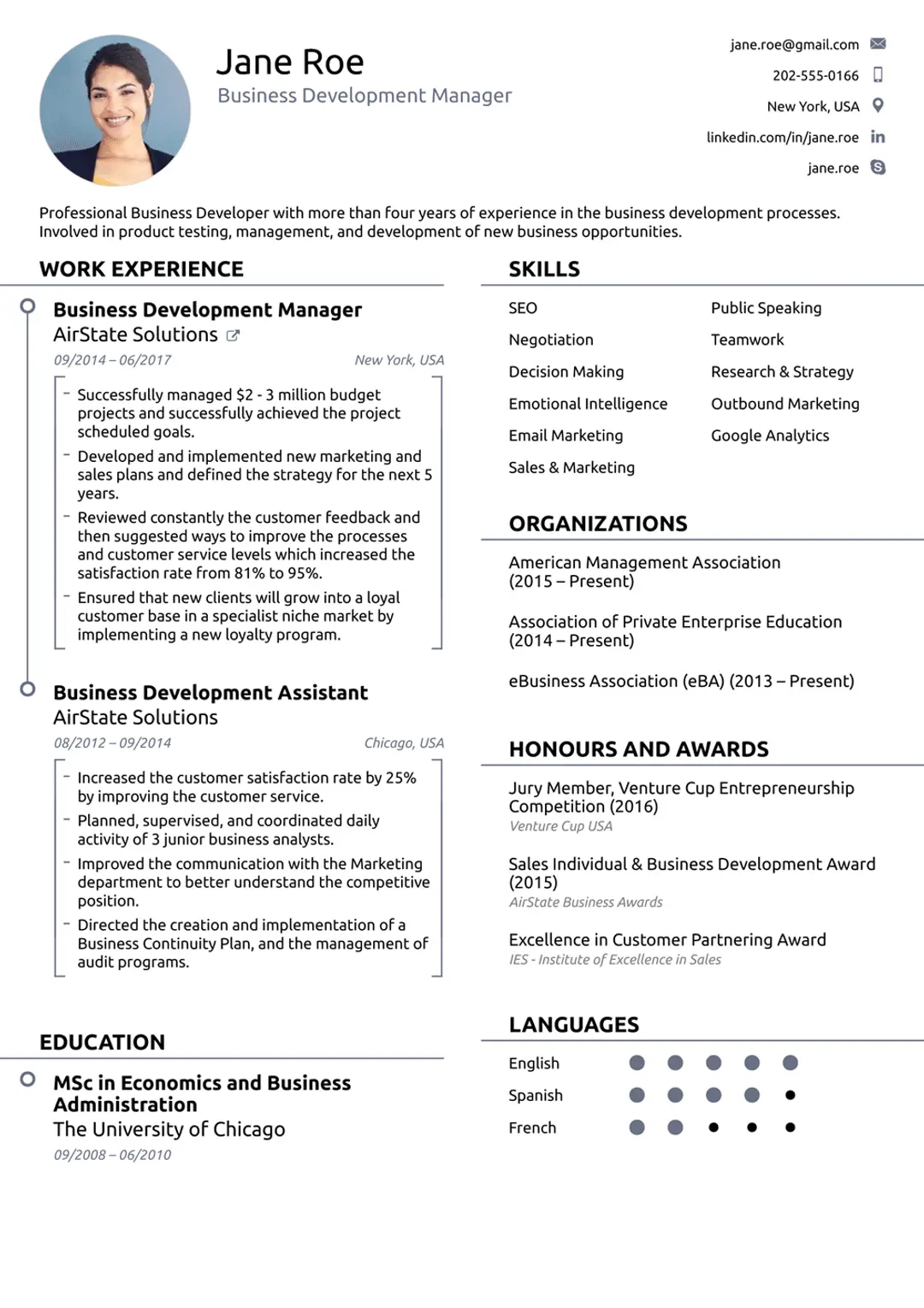 CV Design: 8+ Best Professional CV Templates in 2026 | Novoresume