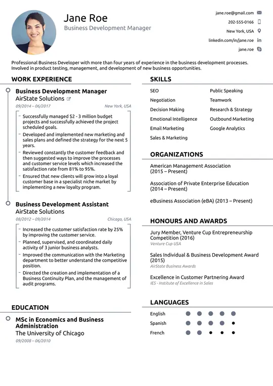 CV Design: 8+ Best Professional CV Templates in 2026 | Novoresume