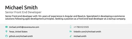 How to Create a Resume Header [5+ Examples]