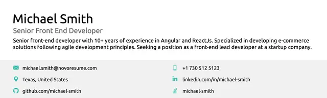 How to Create a Resume Header [5+ Examples]