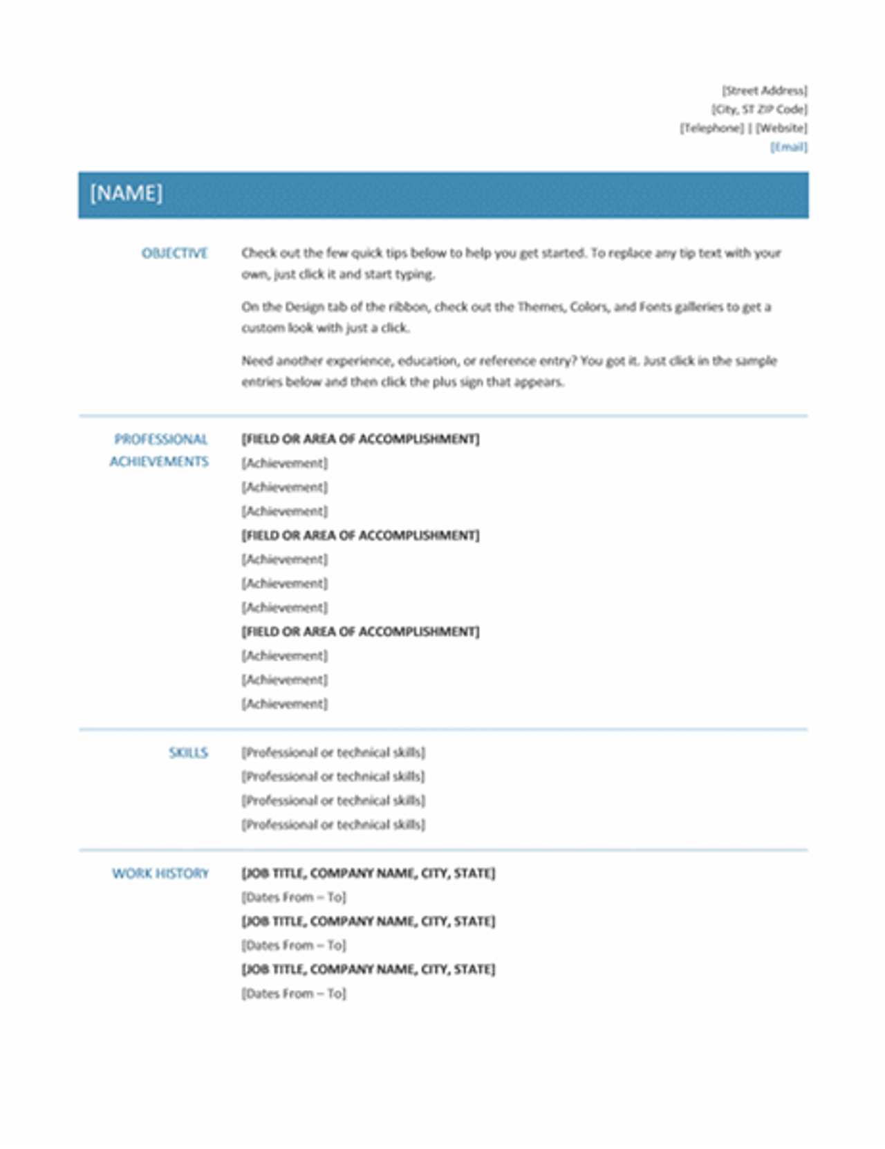 20+ Free Word Resume Templates for 2025 [Download Now] | Novoresume