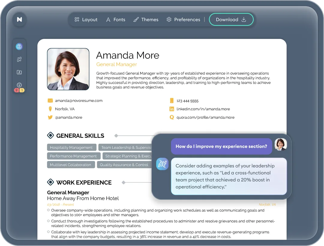 Free Online Resume Builder | Used by 18M+ Job Seekers
